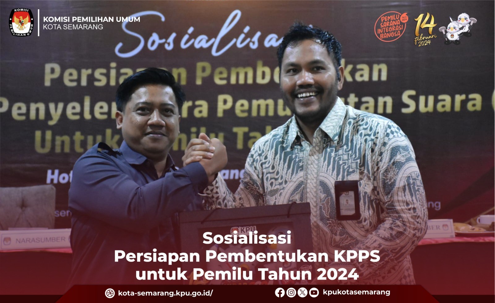KPU KOTA-SEMARANG - Sosialisasi Persiapan Pembentukan KPPS Pemilu 2024